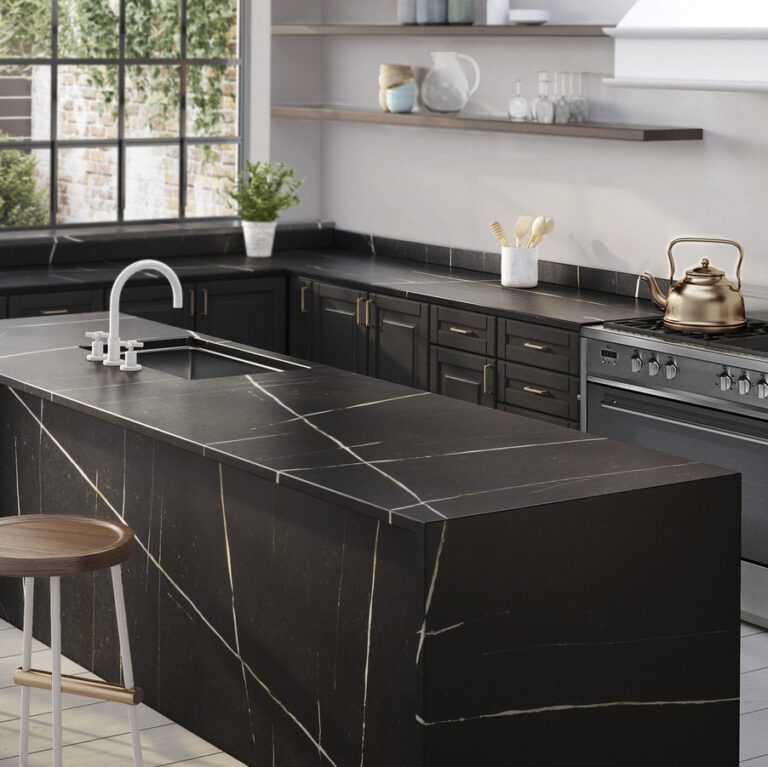 Enhance Your Space with Silestone Quatrz Eternal Noir Suede - Bedrock ...